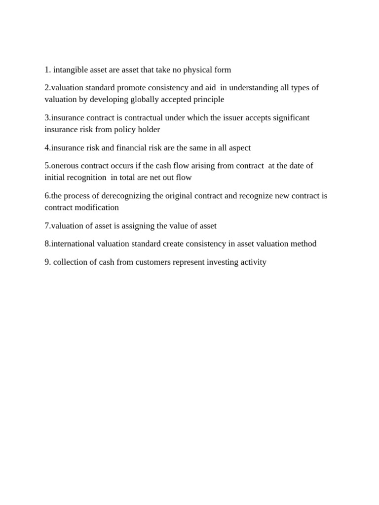 ADVANCED | PDF | Insurance | Valuation (Finance)