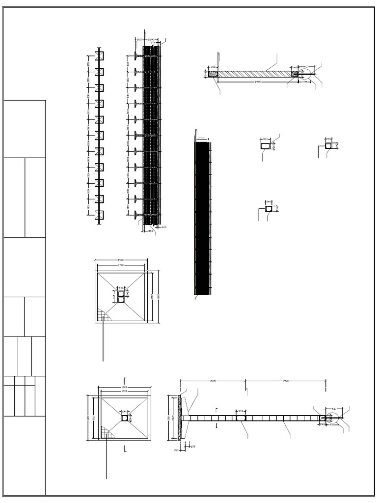 Boundary Wall Design Details | PDF | Civil Engineering | Architectural ...