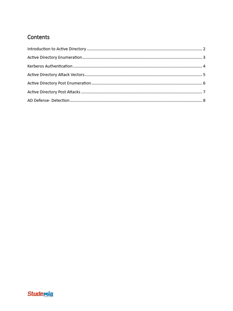 Module 9 - Active Directory Pen Testing | PDF | Active Directory | Security Module 9 - Active Directory Pen Testing | PDF | Active Directory | Security