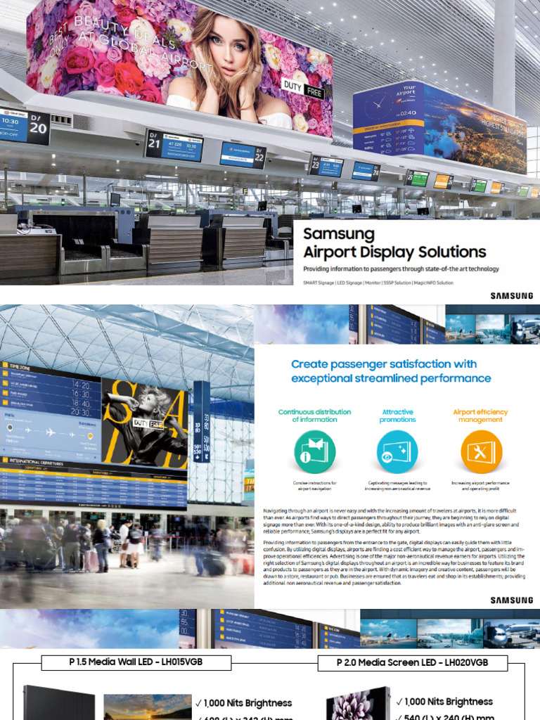 Samsung HIA LED - Spec - Brochure - 030223 | PDF | Display Technology | Film And Video Technology