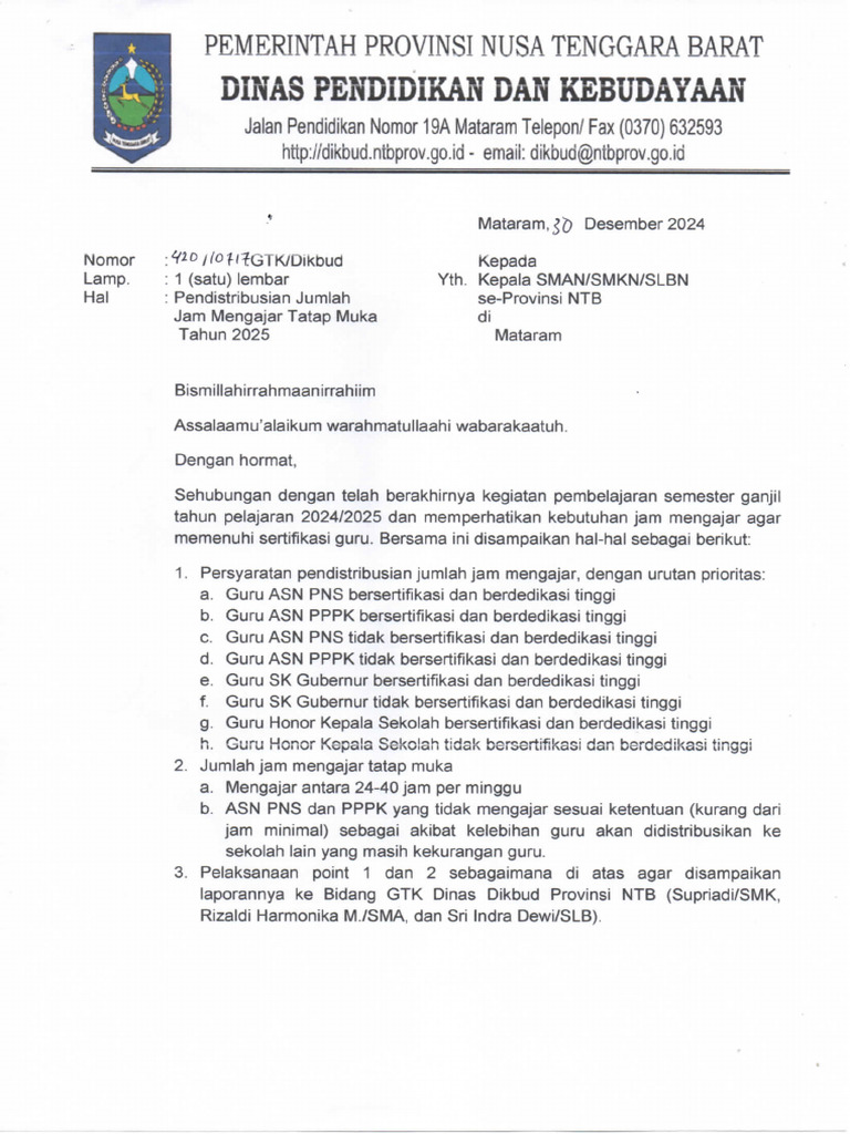 Surat Pendistribusian JJM | PDF