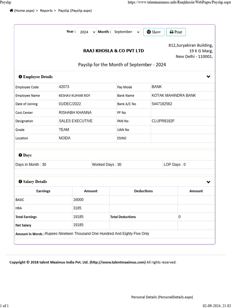 Payslip (2) (2) | PDF