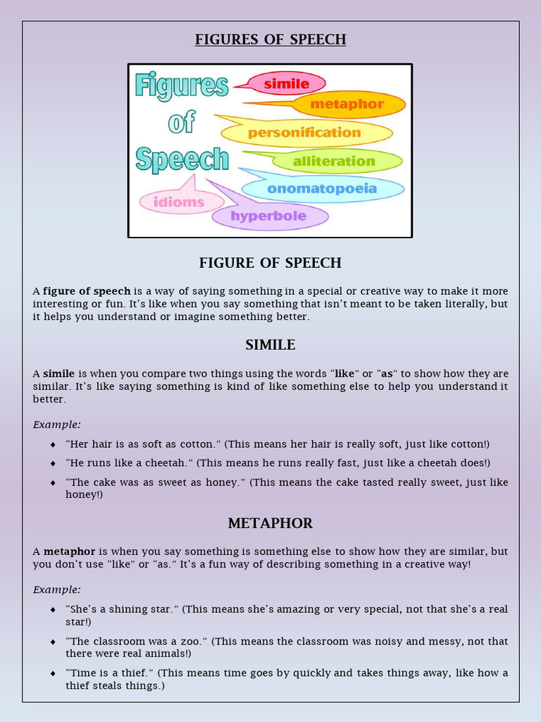 Figures of Speech | PDF | Idiom