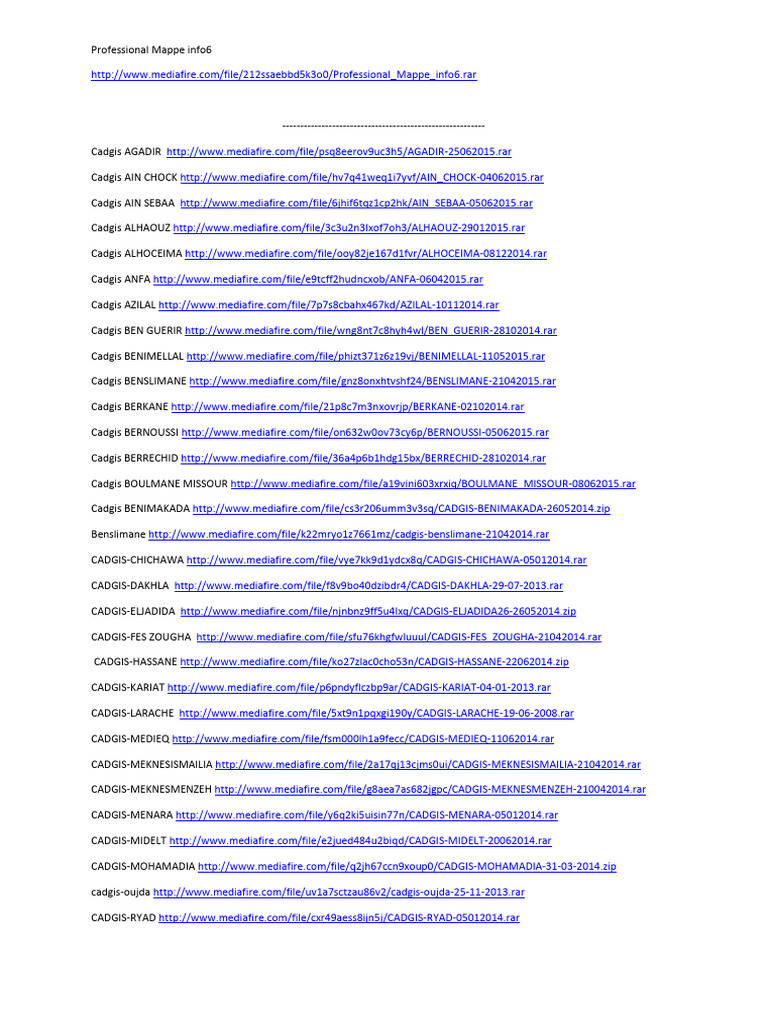 Cadgis Maroc | PDF | Morocco