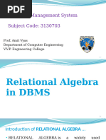 RelaX Relational Algebra Guide | PDF