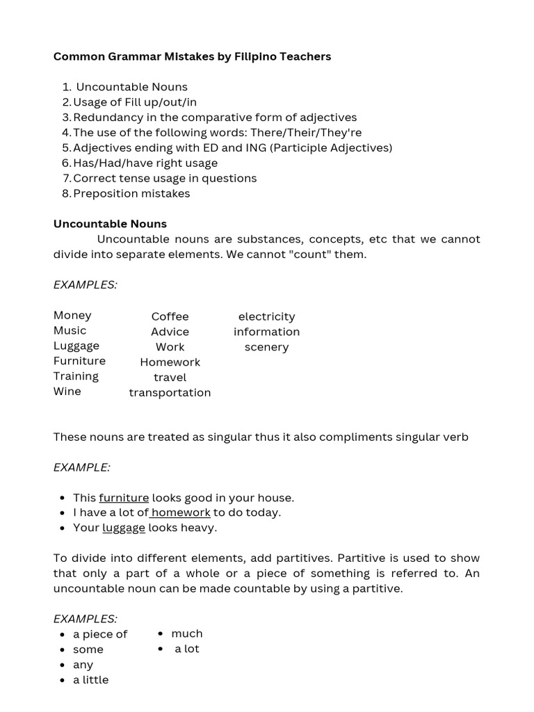 ETTPh_Grammar and Pronounciation Review 2 | PDF | Plural | Grammatical ...