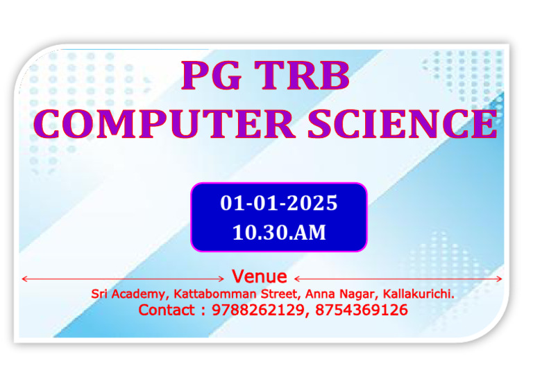 New Class at Sri Academy 2025 | PDF