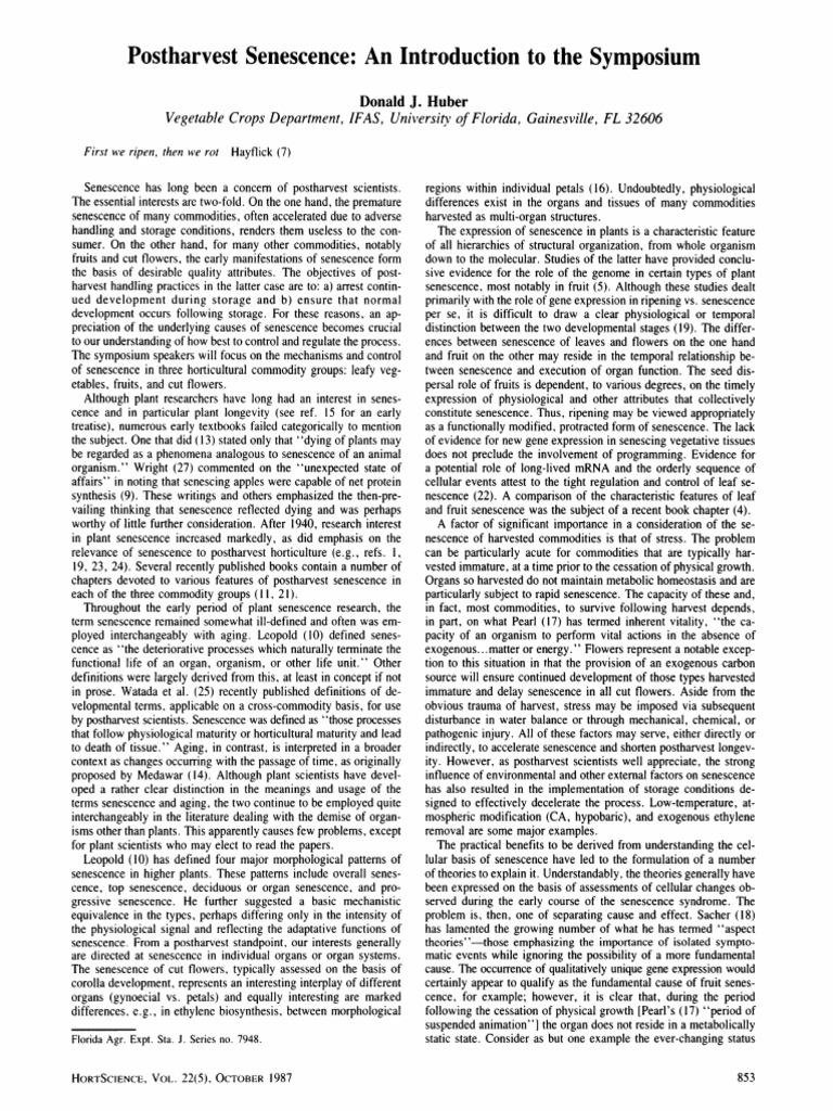 hortsci-article-p853 (1) | PDF | Senescence | Ageing