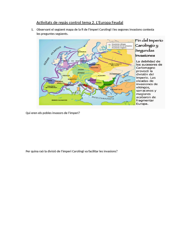 Activitats de repàs control tema 2 | PDF