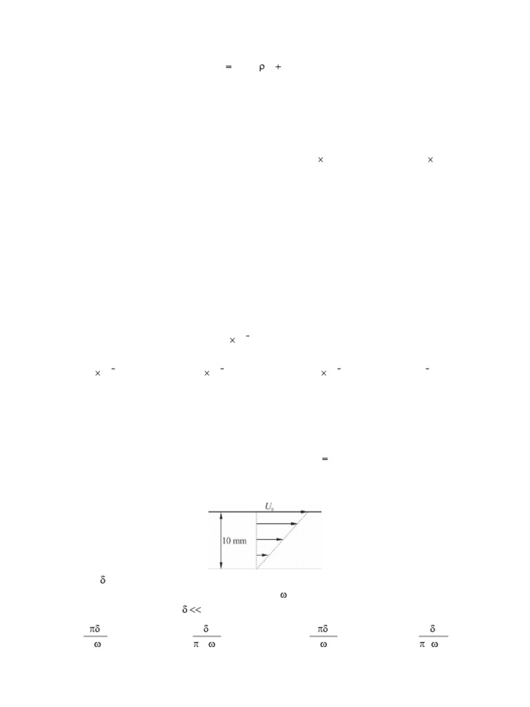 Fluid Mechanics Test Paper Questions | PDF | Shear Stress | Viscosity