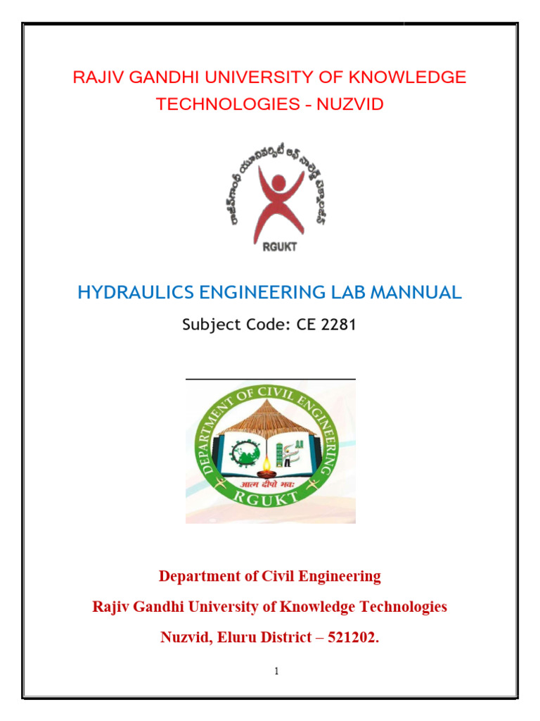 HE Lab Mannual(1) | PDF | Pump | Flow Measurement