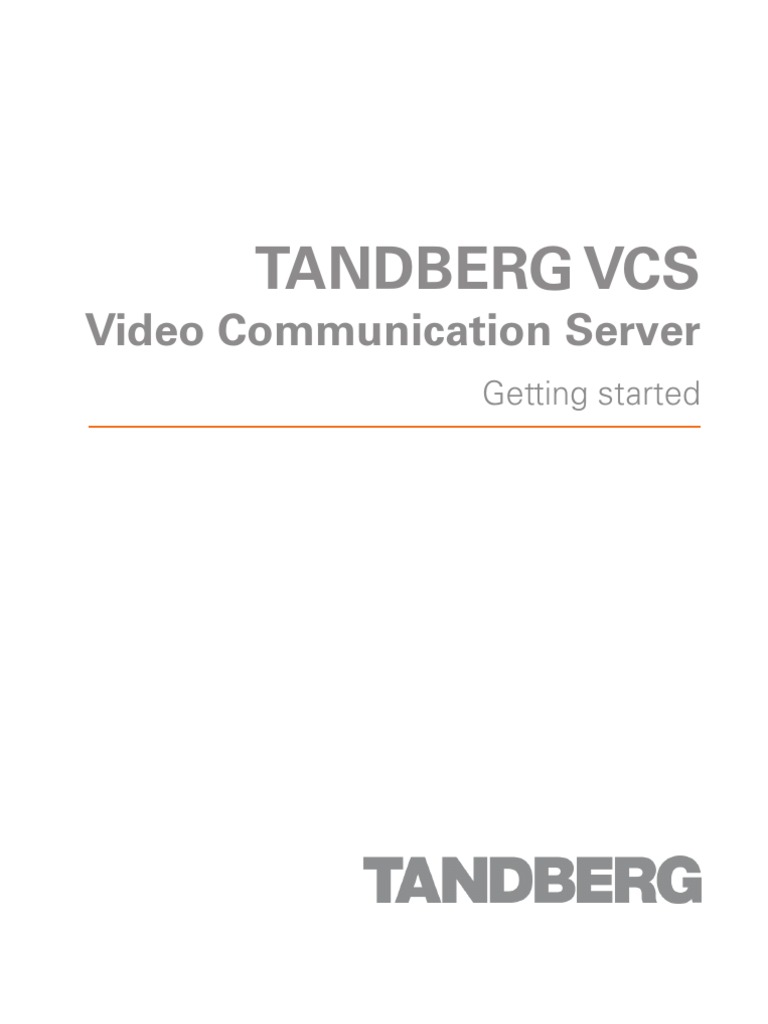 Tandberg - VCS Cli | PDF | Electronic Waste | Superuser