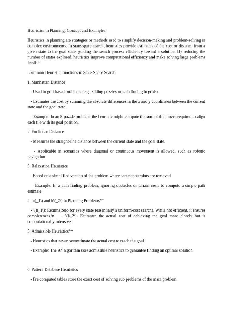 Heuristics in Planning | PDF | Bayesian Network | Bayesian Inference
