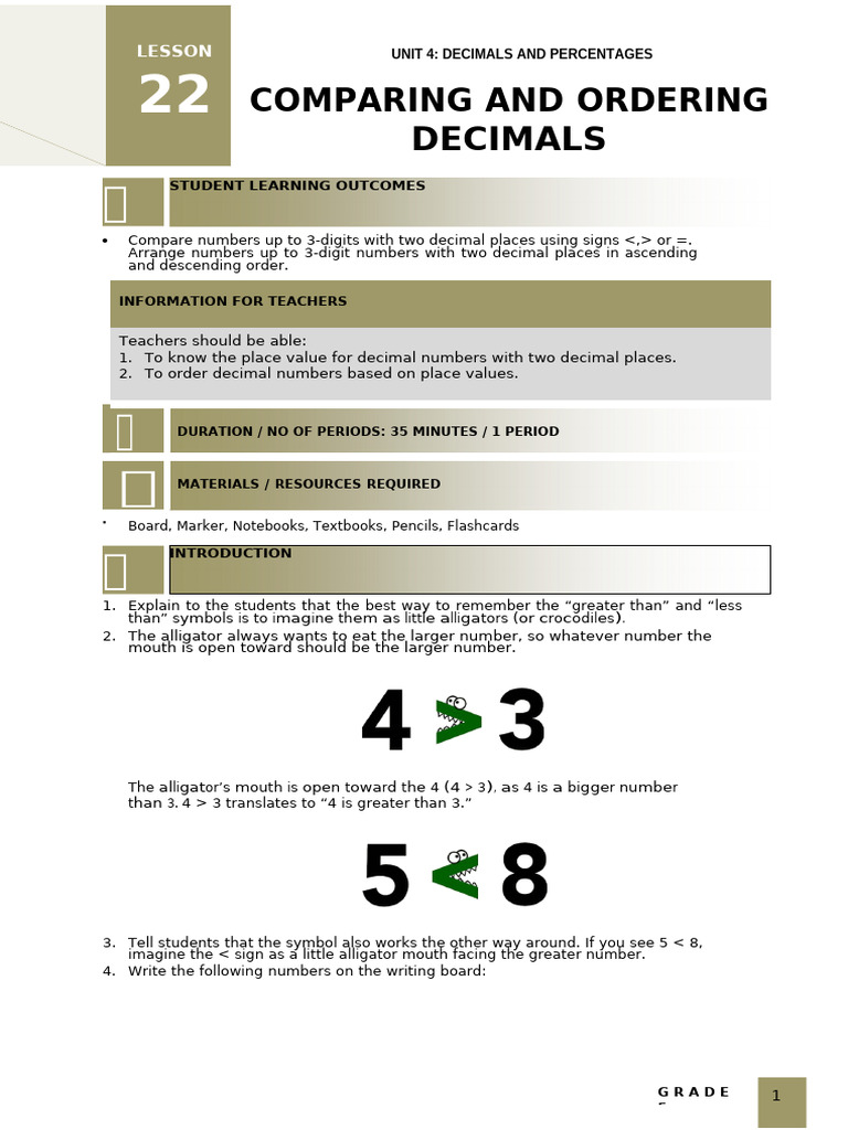 Daily Lesson Plan Maths | PDF | Multiplication | Division (Mathematics)