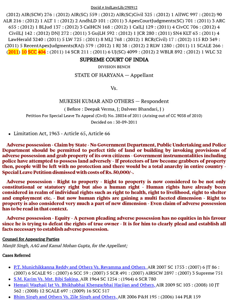 Adverse | PDF | Lawsuit | European Convention On Human Rights