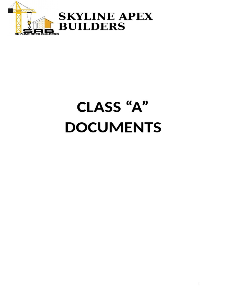 Class A | PDF