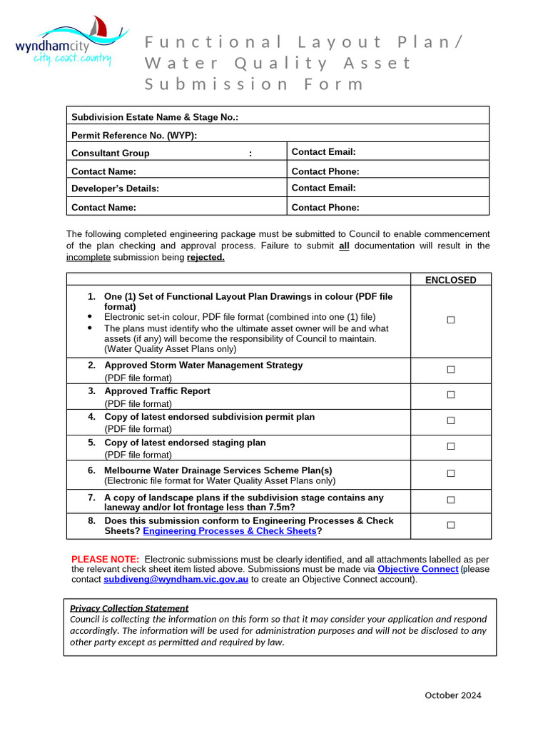 Engineering Subdivions Functional Layout Plan Submission Form (241024 ...