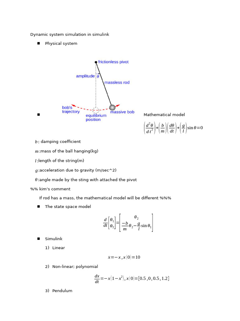 Dynamic System Simulation In Simulink Pdf