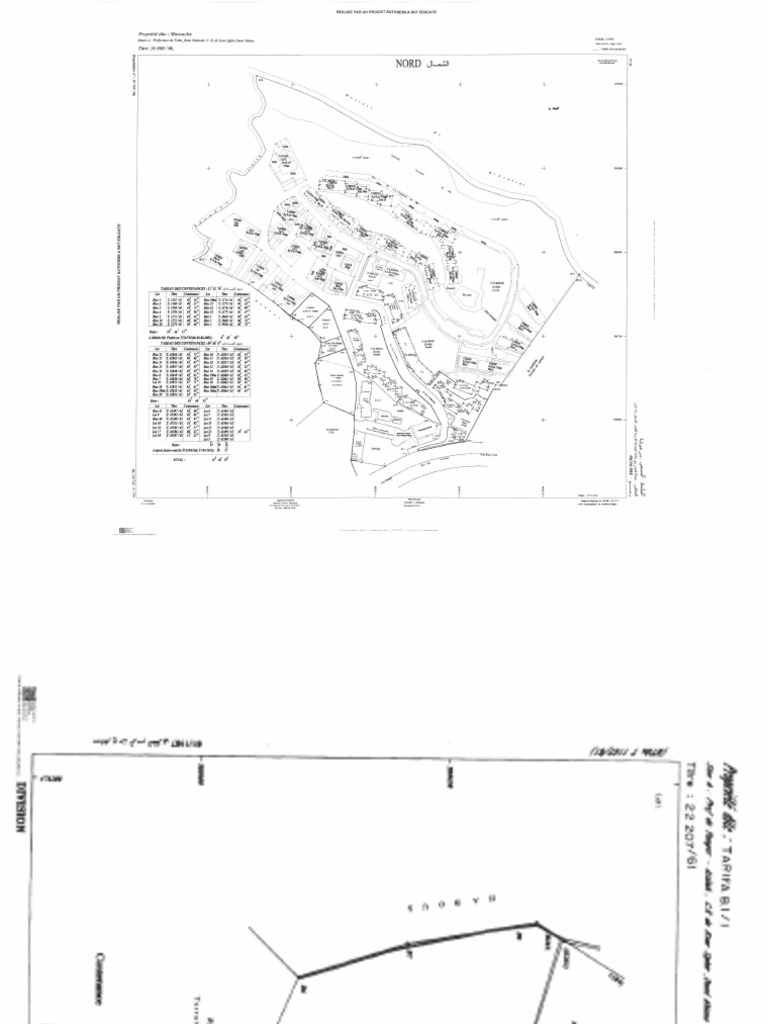 Plan Cadastral | PDF