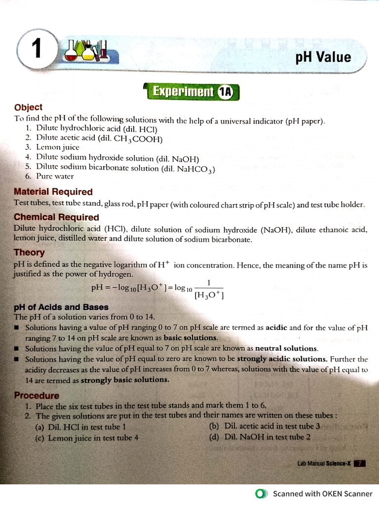 Science Lab Manual Work | PDF