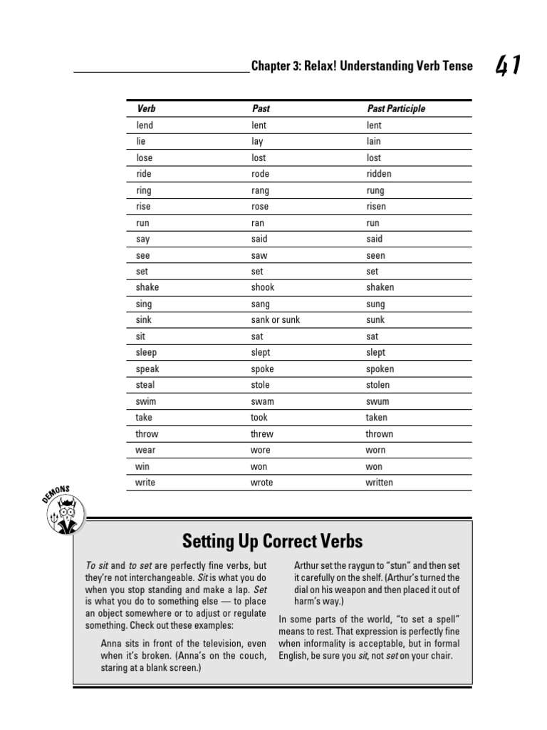 ENGLISH DUMMY SECOND EDITION - p059 | PDF | Verb | Grammar