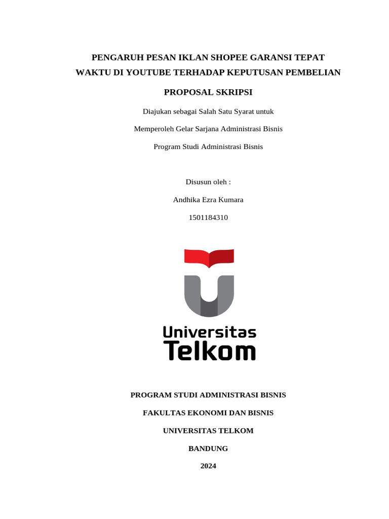 CONTOH PROPOSAL | PDF