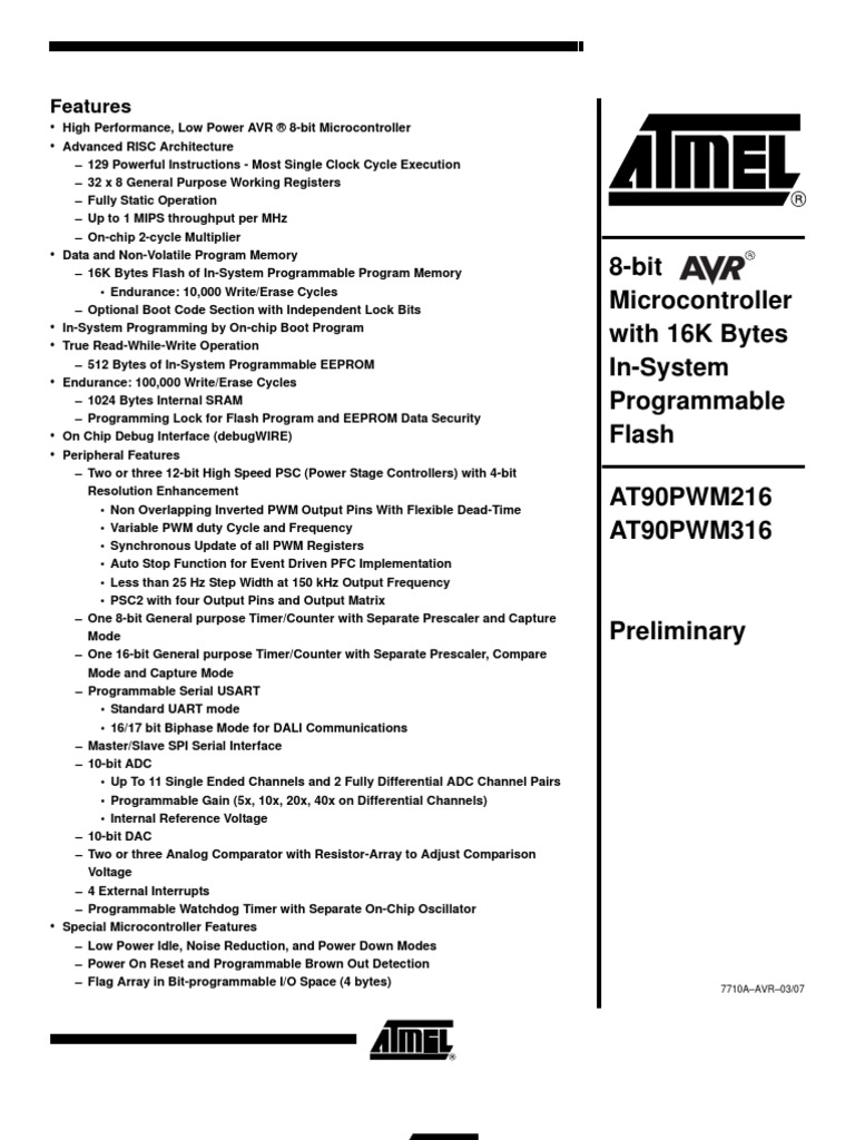 90PWM216 316 A0307 | PDF | Instruction Set | Booting