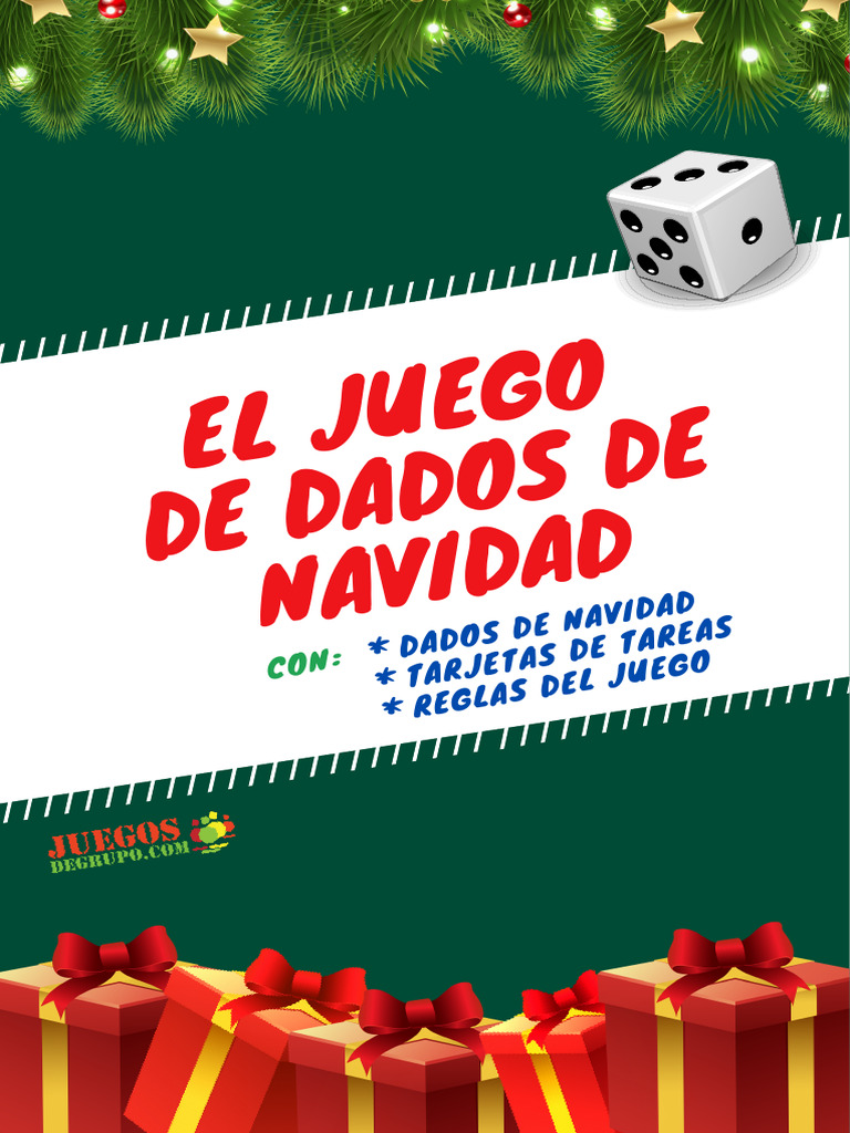 Juego de Dados de Navidad: Reglas y Diversión | PDF