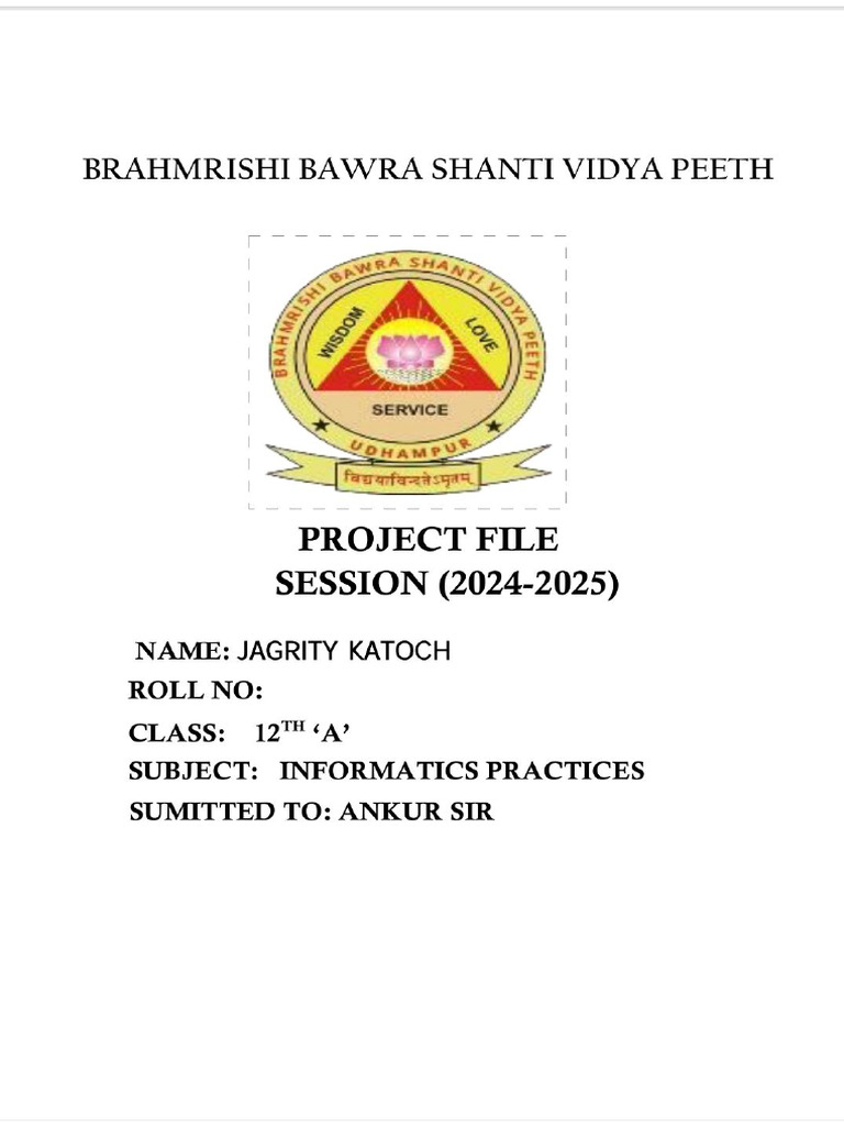 Ip File Class 12 Project On Topic Olympics Pdf