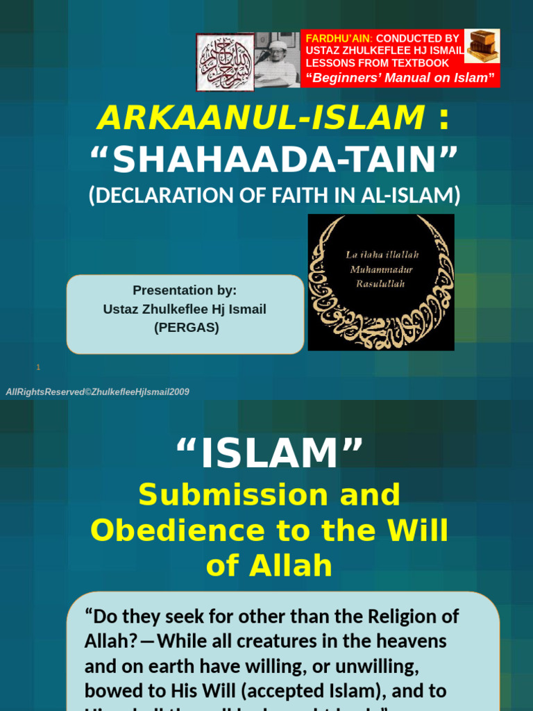 Arkanul Islam | PDF | God In Islam | Abrahamic Religions