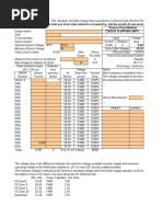 Fire Alarm ALL Calculations (DB, CD, VOLTAGE DROP ETC) | PDF | Resistor | Voltage