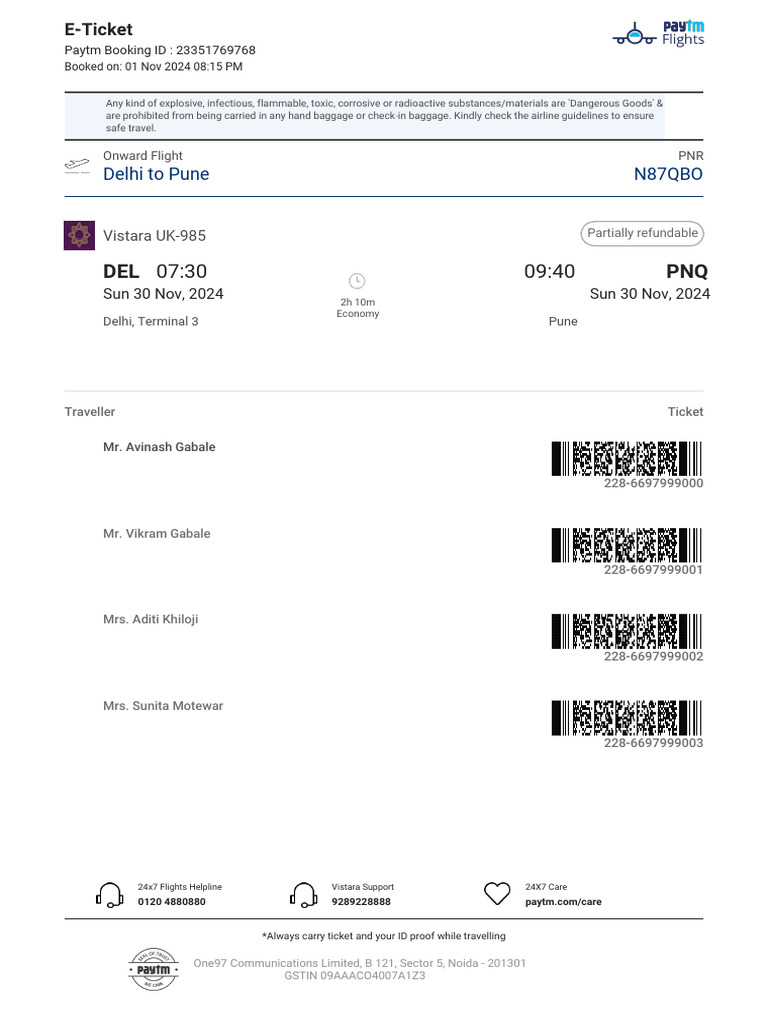 LTA 2024 v1 | PDF | Fee | Airport