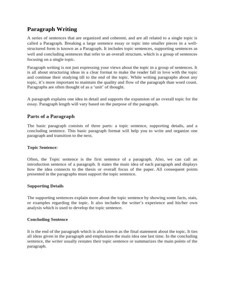 Mastering Paragraph Writing Techniques | PDF | Planets | Paragraph