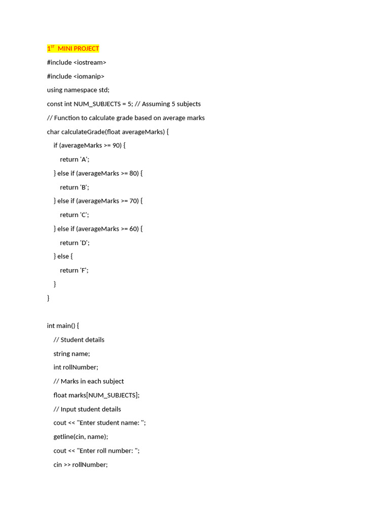 1ST MINI PROJECT | PDF | Computer Programming | Software Engineering