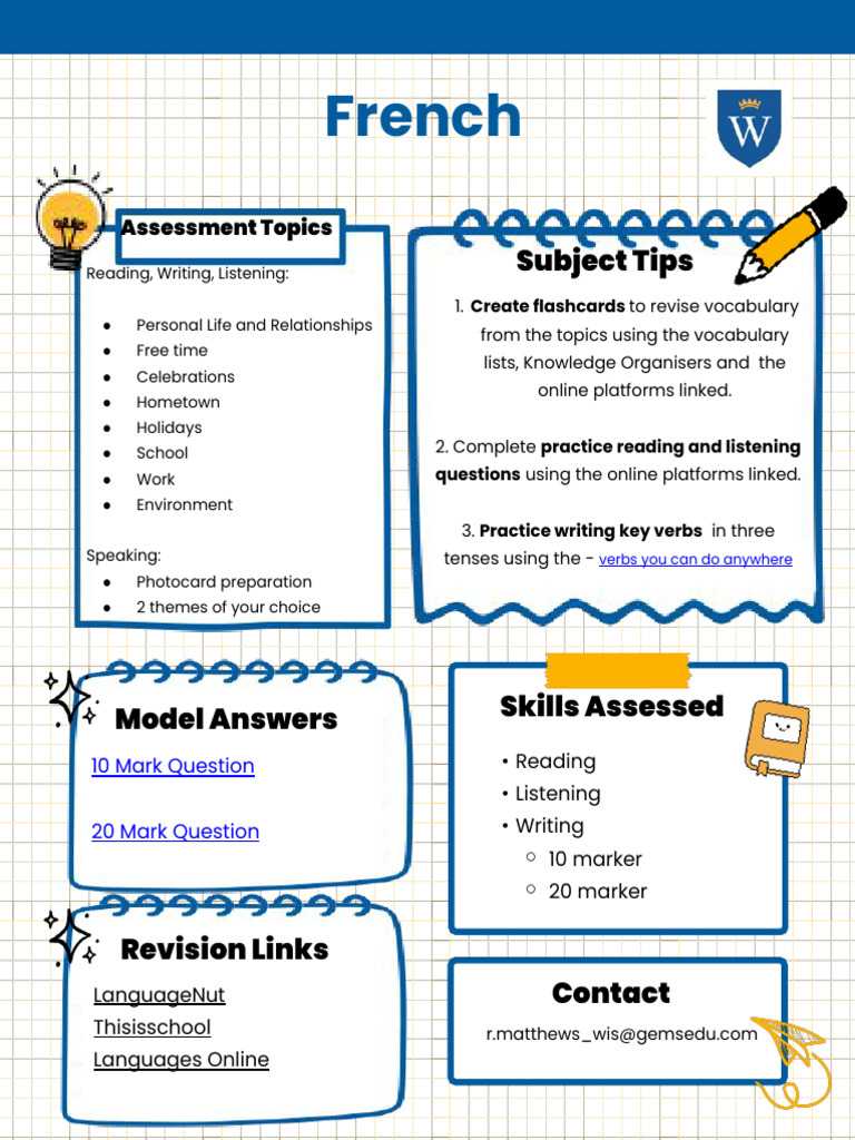 French Language Revision Tips Guide | PDF