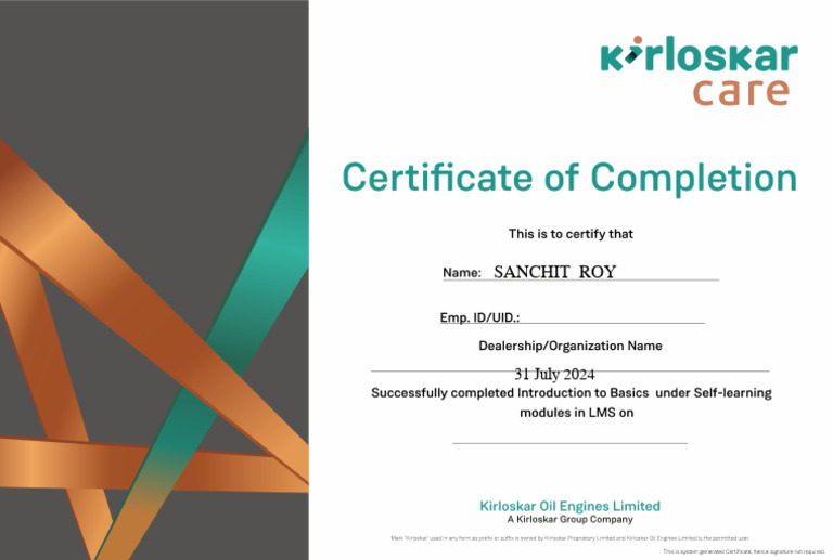 Introduction To Basic-Certificate 5402 | PDF