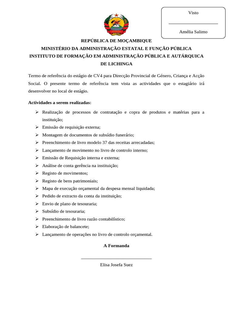 Termo de Referencia - Elisa | PDF