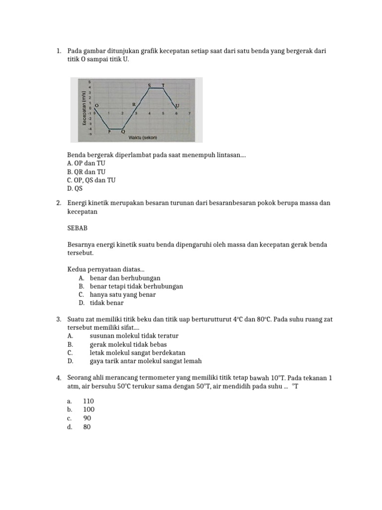 Soal Fisika Ons 2024 | PDF