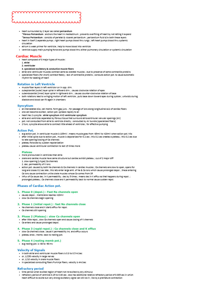 Cardiac Muscle: Heart As A Pump and Heart Valves | PDF | Heart Valve ...