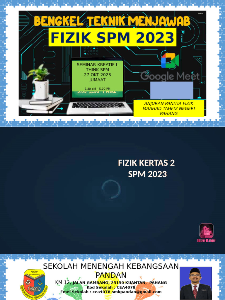 Physics Brainstorming SMK SG Isap SPM Fizik 2023 | PDF
