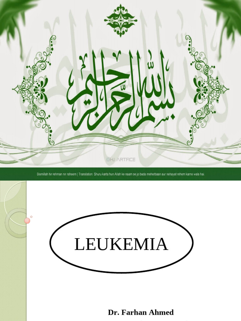 Understanding Leukemia: Types and Diagnosis | PDF