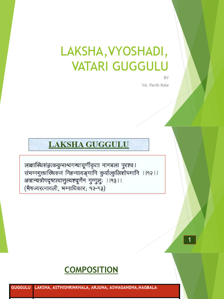 10.laksha, Vyoshadi, Vatari Guggulu | PDF | Clinical Medicine ...
