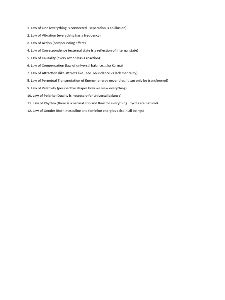 Law of Atraction | PDF