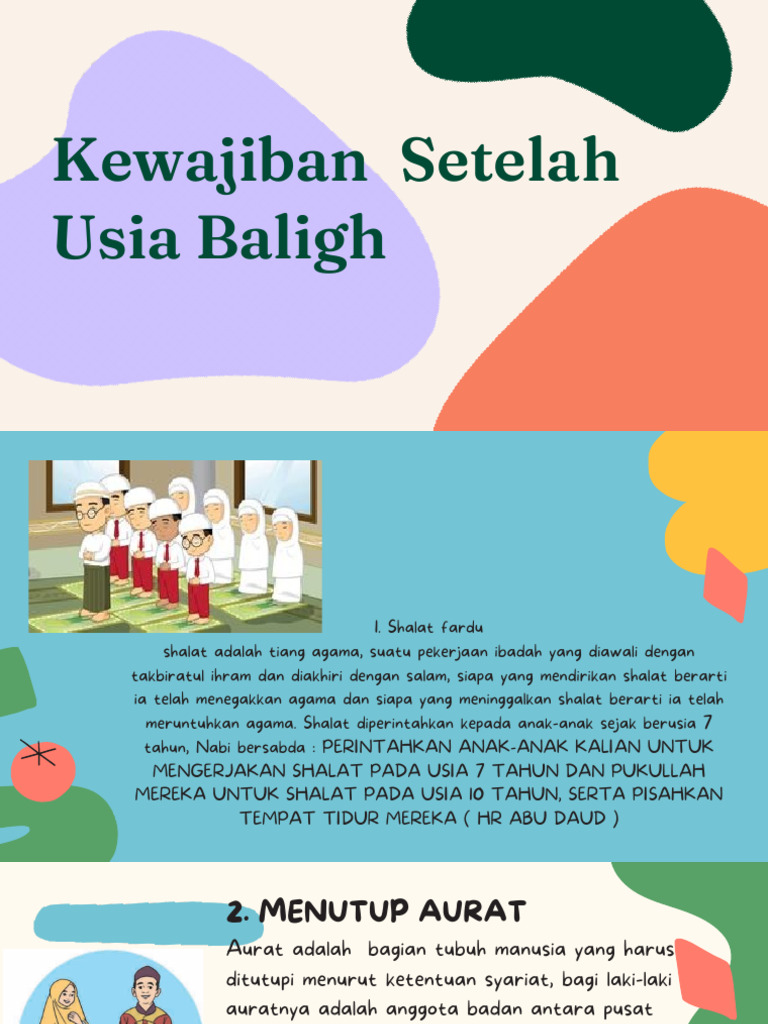 Kewajiban Setelah Baligh dalam Islam | PDF