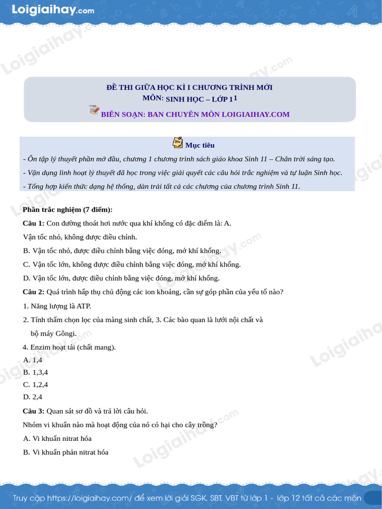 Gi A Kì Sinh 1 | PDF