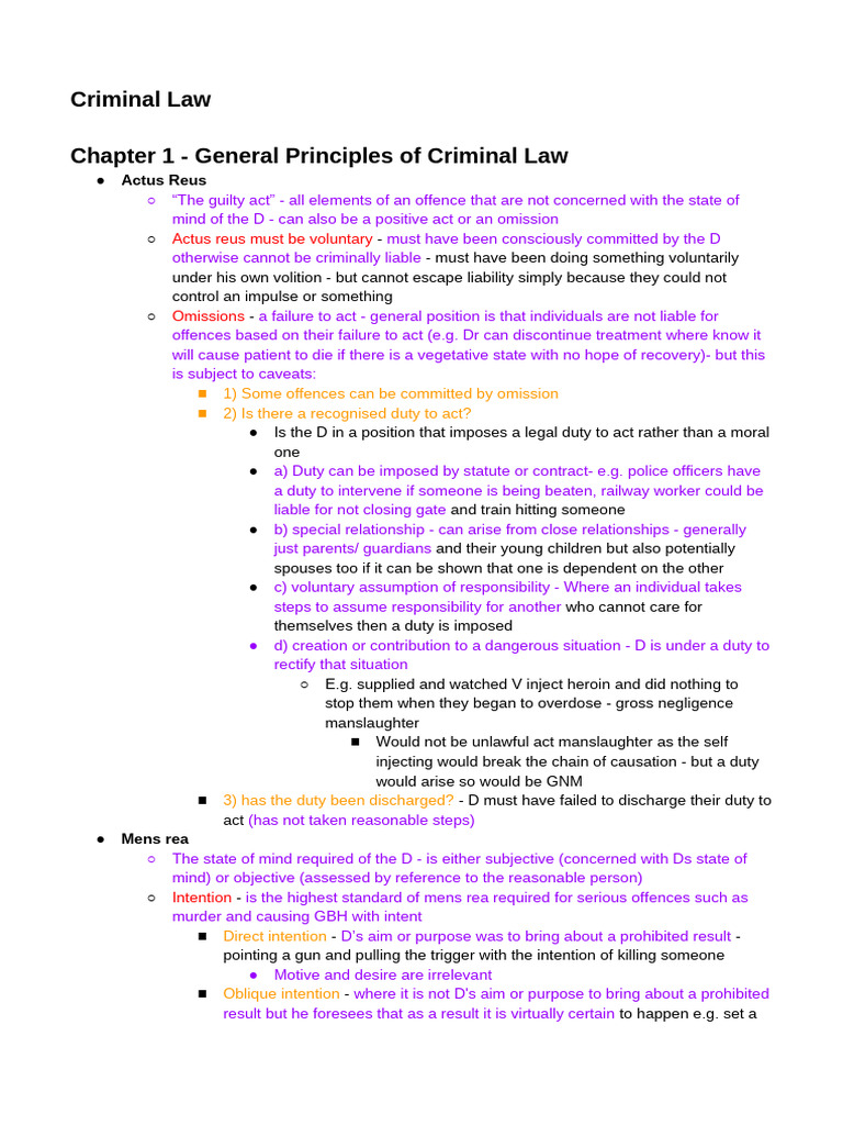 Principles of Criminal Law Explained | PDF | Mens Rea | Aiding And Abetting