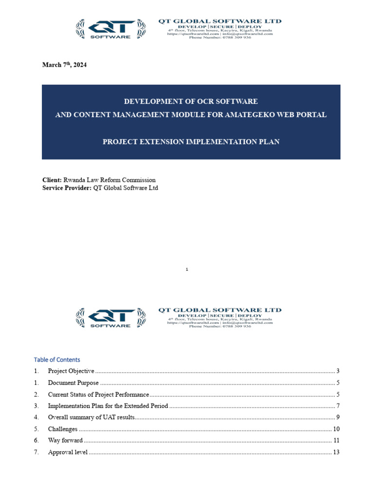 OCR & Content Management Plan | PDF | Optical Character Recognition ...