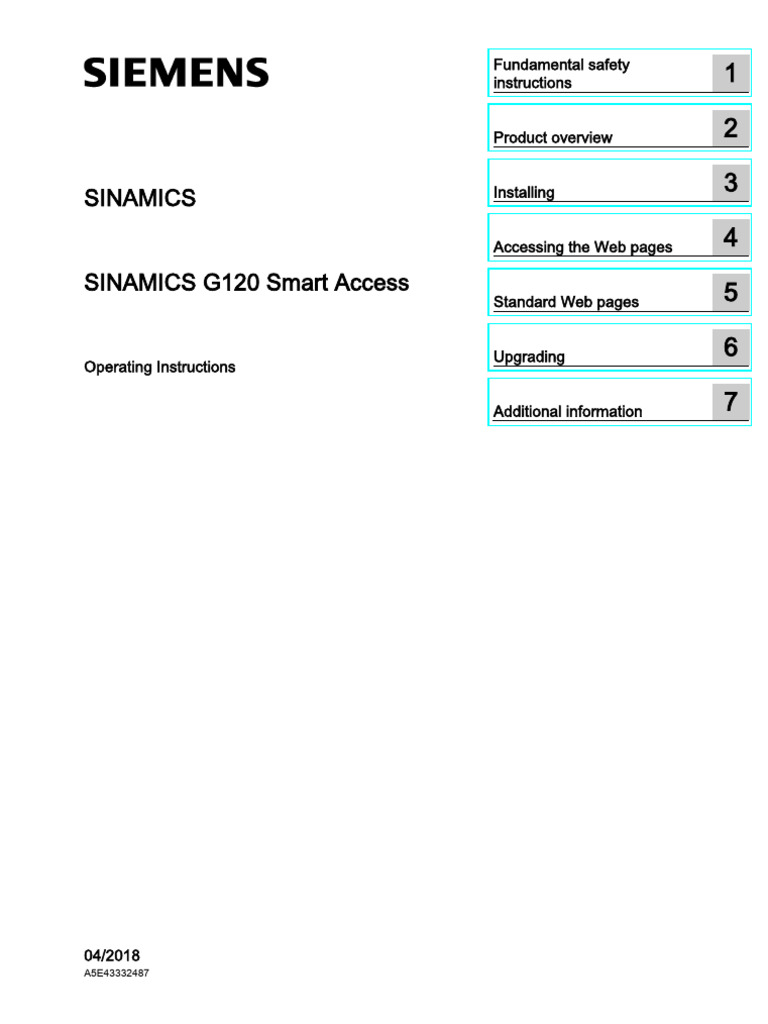 G120 Smart Access Op Instr 0418 en-US | PDF | Wi Fi | Computer Security