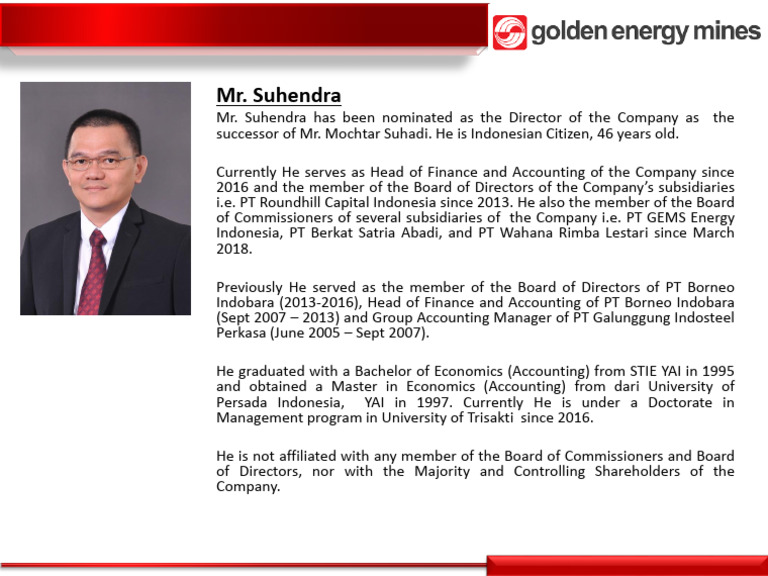 CV Pak Suhendra - English | PDF