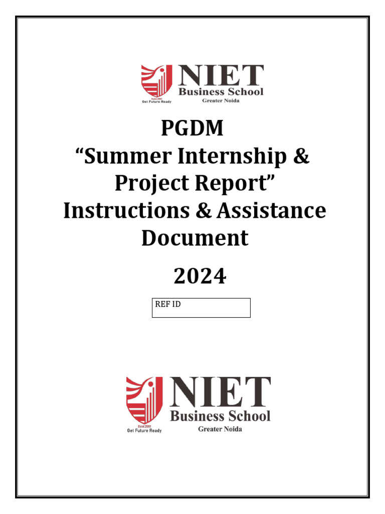 PGDM-Summer Internship Project | PDF | Sampling (Statistics) | Data
